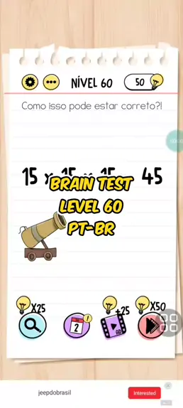 brain test niveau 60 & how to solve brain test lev⭕ Experimente a ...