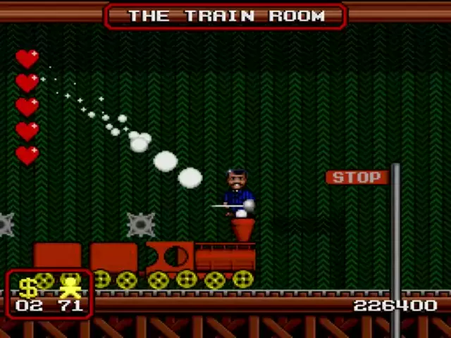 the rotating molester train gameplay