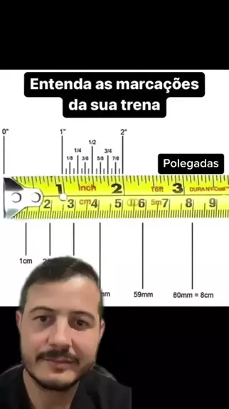 como ler uma trena