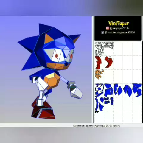 rewrite sonic papercraft | Discover