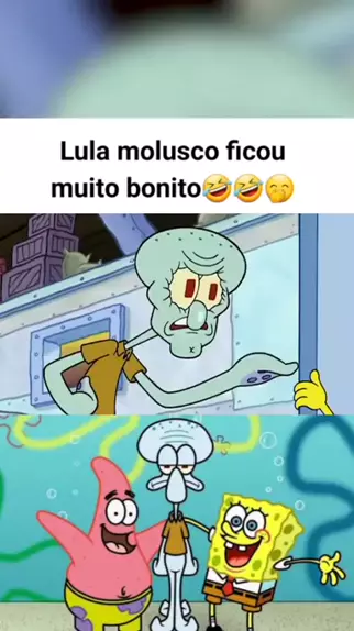 bob esponja lula molusco bonitão